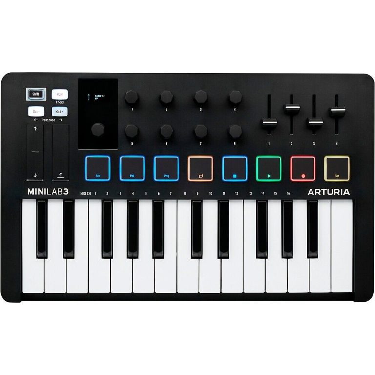 Arturia MiniLab 3 MIDI Controller Black Price in Pakistan